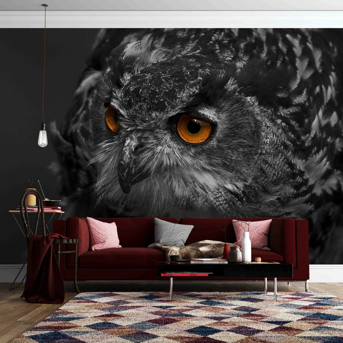 Painted Owl Wallpapers And AatoeaX Owl Wall Art Watercolor Owl