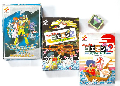 Lot 3 FC Lagrange points Ganbare Goemon Gaiden 1 2 Nintendo Famicom ...