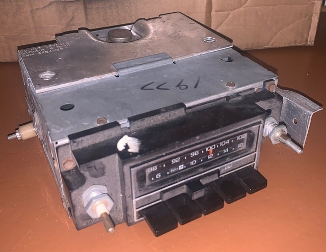 Chevy GM Am/fm Delco Radio With AUX Input for Mid 70s/early 80s Cars ...