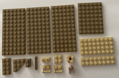 Lego Lot Light Brown & Beige And Others Building Star Wars Flats Brick ...