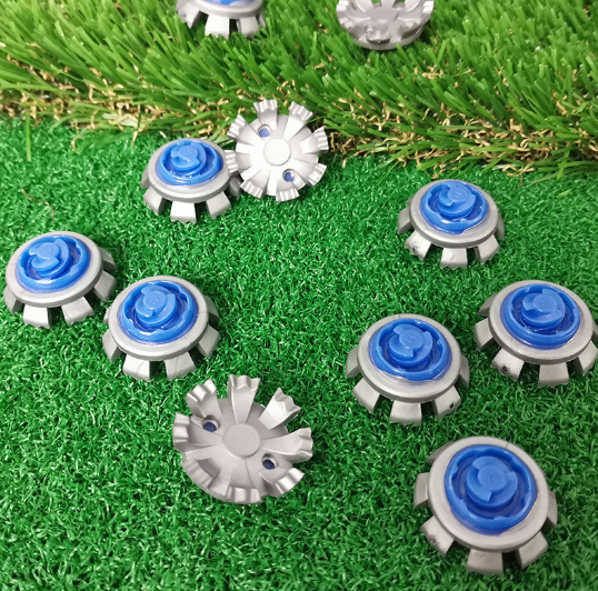 10pcs Golf Quick Spike Gray Blue Short Teeth Soft Spike Fast Twist Shoe ...