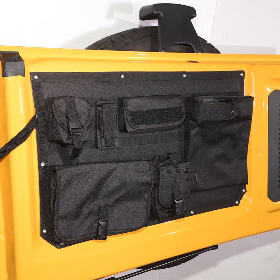 7xBlack Tailgate Storage Bag Multitool Kit Organizer Pocket For Ford ...