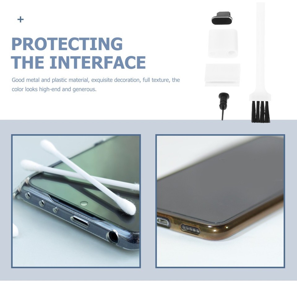 Charging Port Dustproof Plug Protector Mobile Plugs for Cell Phones ...