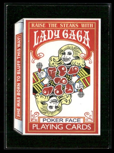 Lady Gaga Playing Cards 2017 Topps Wacky Packages Sticker Card #5 | eBay