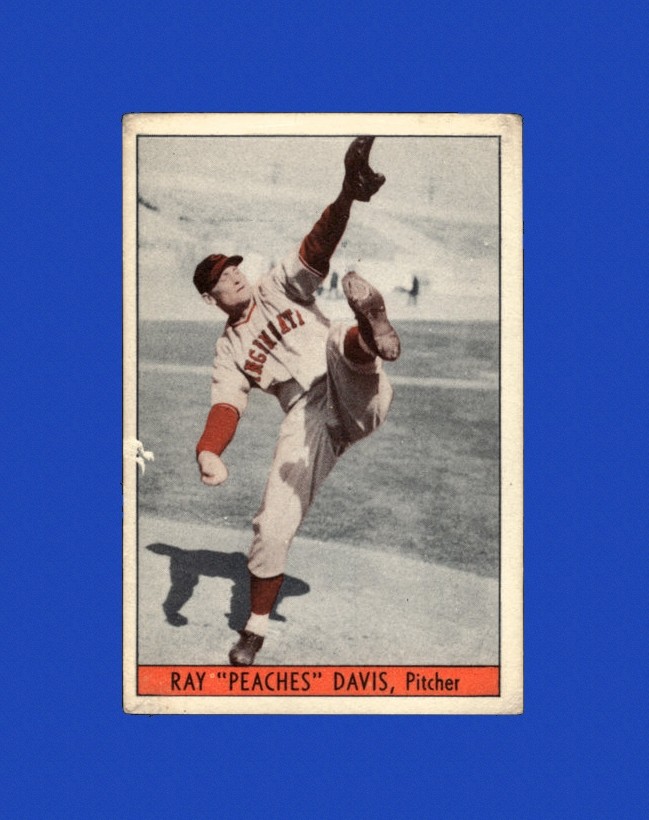 1938-39 Reds Orange/Gray W711-1 Set-Break # 7 Ray(Peaches) Davis VG ...