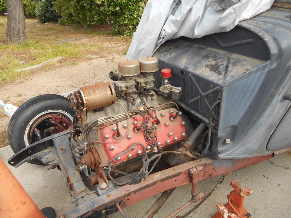 1948 FORD 59AB FLATHEAD V8 ENGINE + 1939 TRANSMISSION STREET 1932 1934 ...