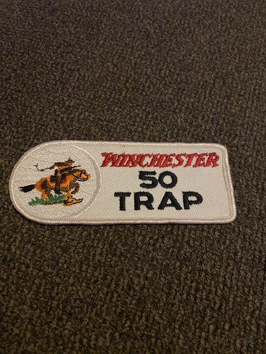 VTG WINCHESTER 50 TRAP Sew On Patch | eBay