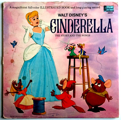 WALT DISNEY - Cinderella The Story & Songs - Vinyl LP 1969 Disneyland ...