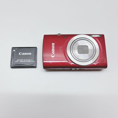 Canon IXY 180 PowerShot ELPH 180 IXUS 175 Digital Camera Red F/S From ...