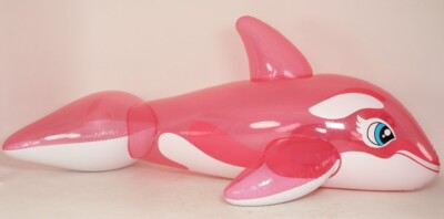 Huge *Pink Transparant* whale 10+ feet/3 meter+ Shiny Pool Toy big ...