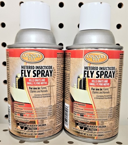 Country Vet Metered Insecticide Fly Spray 6.4oz 2 pack 43725205053 | eBay