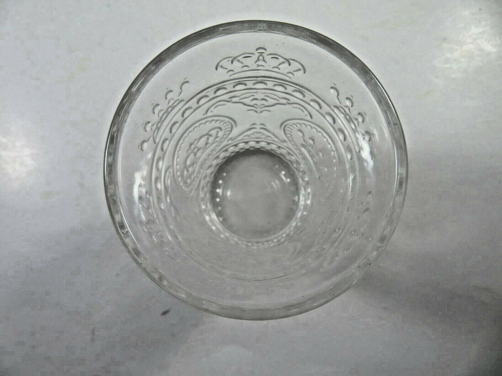 Studio Crystal by Godinger Beverage Glasses Clear Crowns Set 4 8 Oz for ...