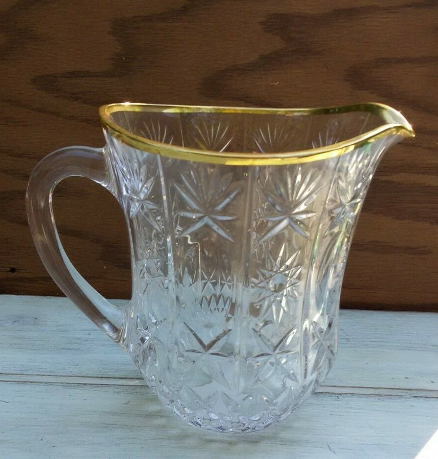 Royal Crystal Rock RCR Impero Gold pitcher 40oz | eBay