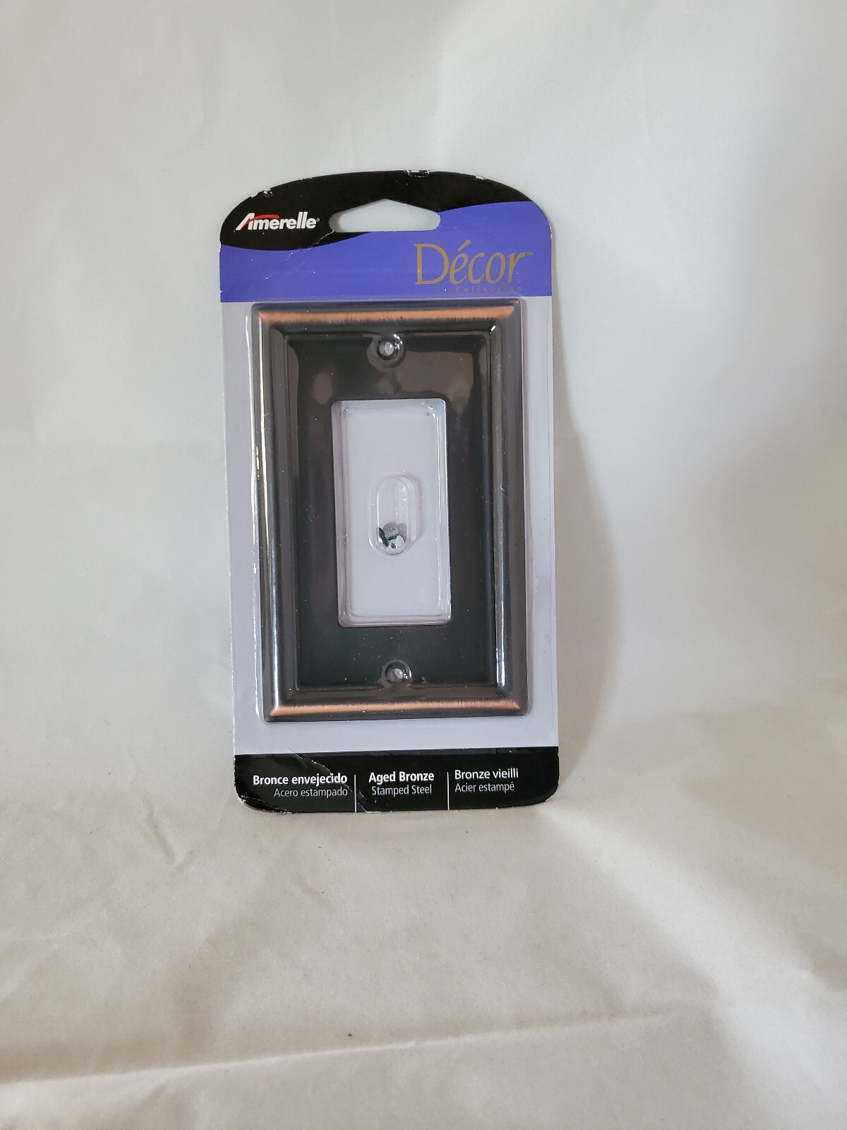 Amerelle Chelsea Rocker Light Switch Wall Plate Aged Bronze 149RDB for ...