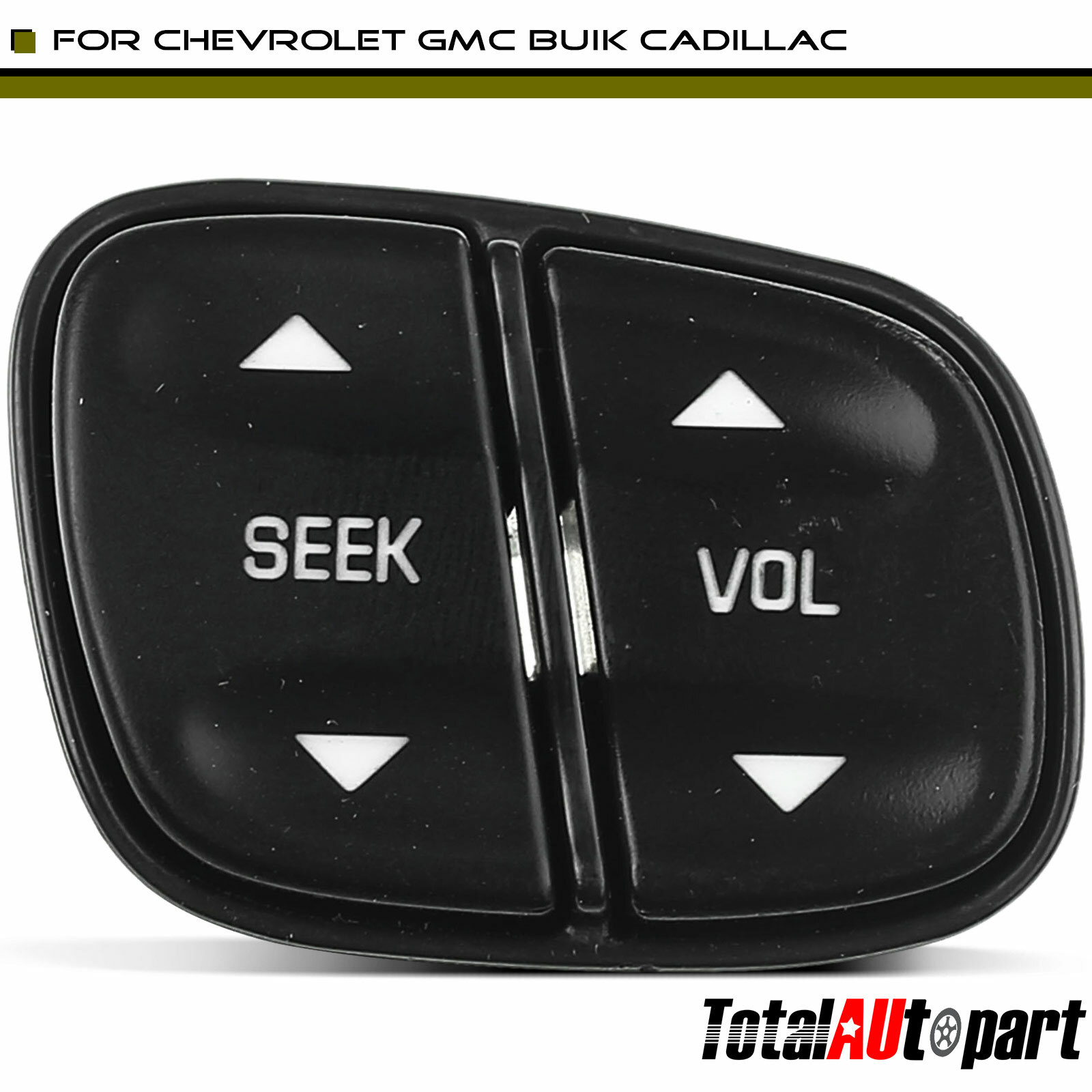 Steering Wheel Seek & Volume Radio Control Switch for Buick Cadillac ...