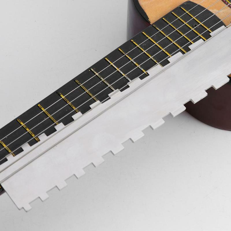 Guitar Neck Notched Straight Edge Luthier Fingerboard Edge Ruler Fret ...