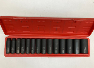 Extreme torque 14 Pcs 1/2-Inch Drive Deep Impact Socket Set 6 Point | eBay