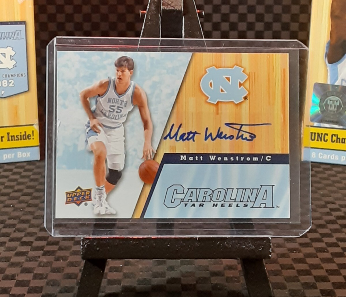 2011 Upper Deck UNC Basketball - MATT WENSTROM College Auto - Tar Heels ...