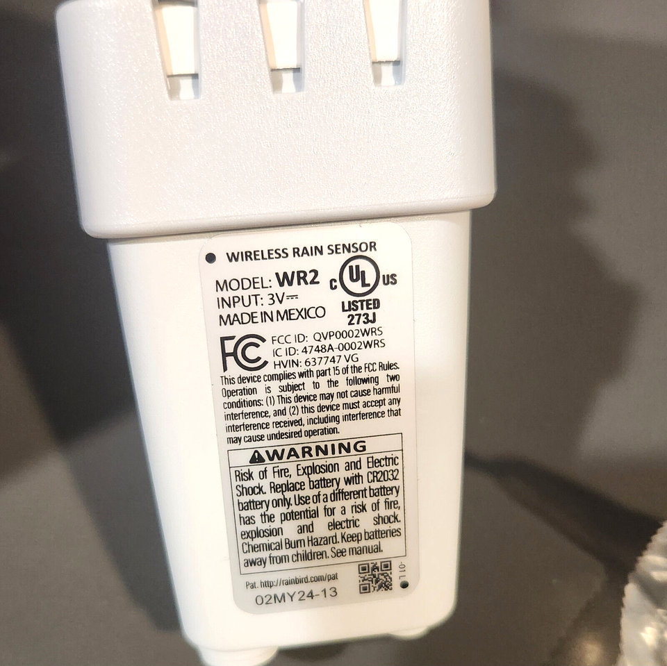 Rain Bird WR2-RFC Wireless Rain Freeze Combo Sensor RainBird WR2RFC ...