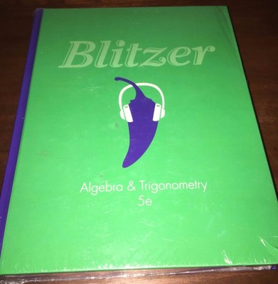 Brand New Pearson Blitzer Algebra & Trigonometry 5e textbook | eBay