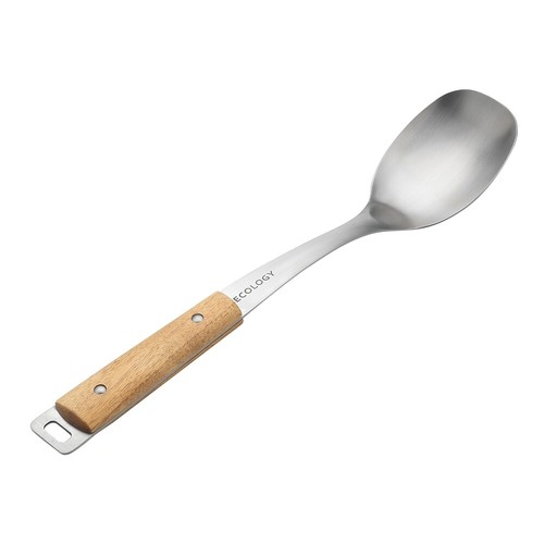 Ecology Provisions Serving Spoon Acacia/Stainless Steel Cooking Utensil ...