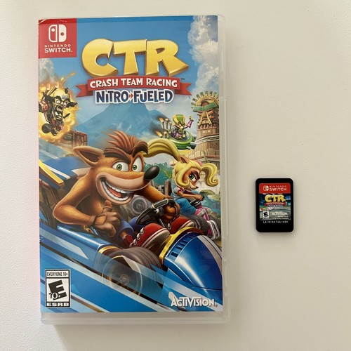 CRASH TEAM RACING NITRO FUELED CTR COMPLETE CIB Excellent Nintendo ...