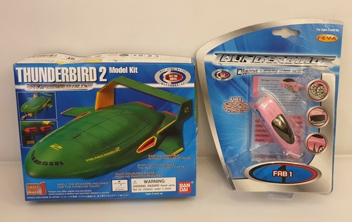 THUNDERBIRDS 2004 : THUNDERBIRD 2 MODEL KIT & FAB 1 DIE CAST MODEL SET ...