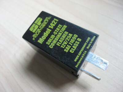 Sure Power Model 1421 Solid State Flasher Relay 12V 25A 2-prong | R19F