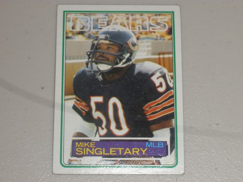 1983 Topps Football #38 Mike Singletary Rookie RC | eBay