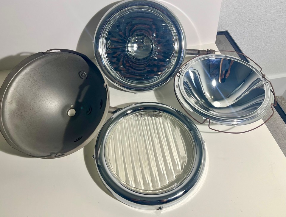 Ford Model T headlights, matching set, nice chrome ring option, amazing ...