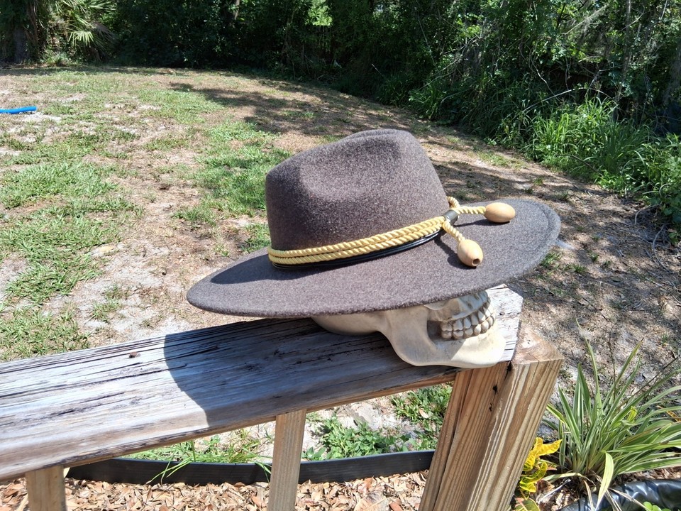 Native American Cowboy Hat With Calvary Hat Band. | eBay