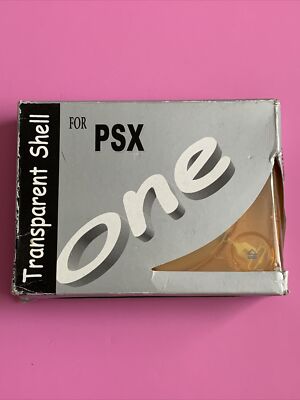 **ULTRA RARE** Sony Playstation PSX PS1 PSOne Orange Transparent Shell ...