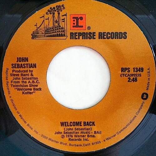 JOHN SEBASTIAN - WELCOME BACK KOTTER / WARM BABY U.S. 7" 1976 OOP | eBay