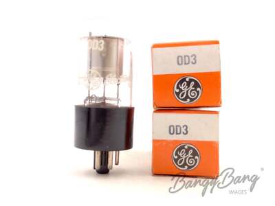 2 Vintage General Electric 0D3/VR150 Gas Filled, Cold Cathode Voltage ...