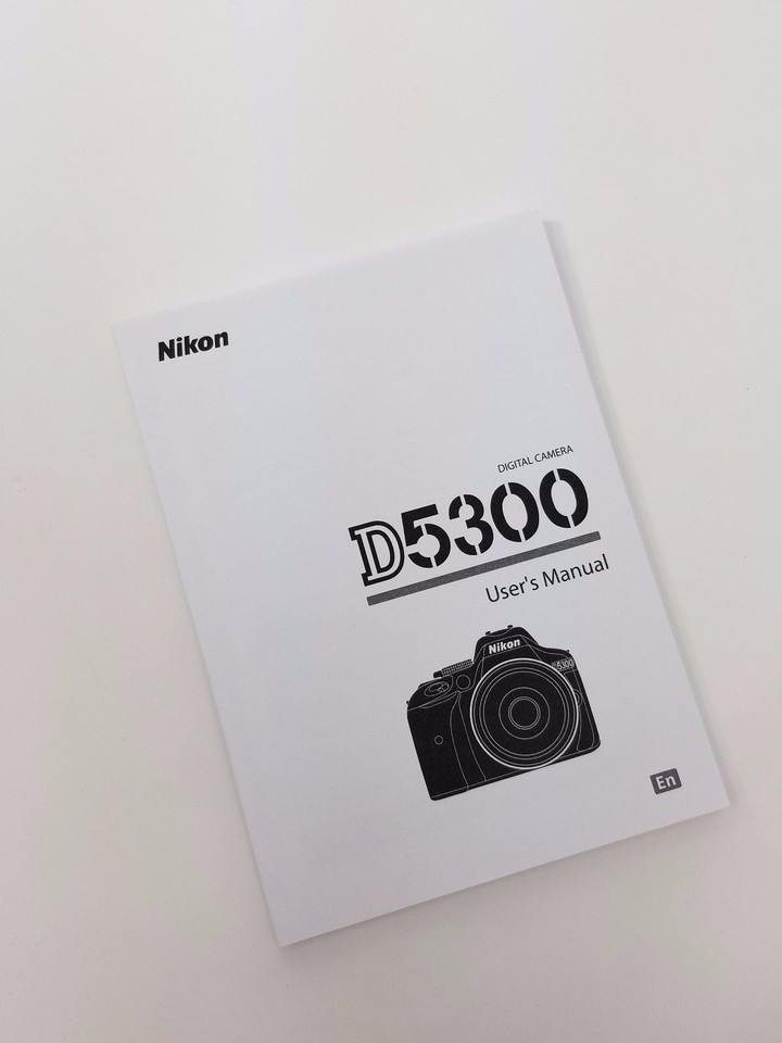 Nikon D5300 Instruction Owners Manual D5300 Book NEW | eBay