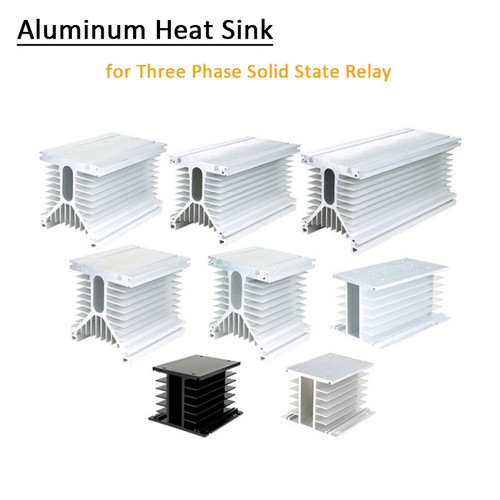 Aluminum Heat Sink SSR Dissipation for Three Phase Solid State Relay ...