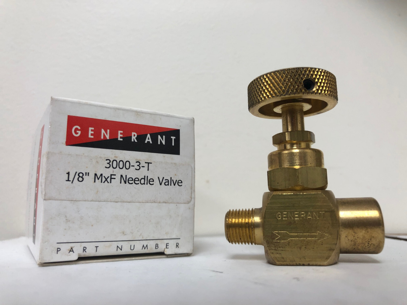 [NEW] GENERANT 1/8" MxF NEEDLE VALVE 3000-3-T **BRAND NEW IN BOX** | eBay