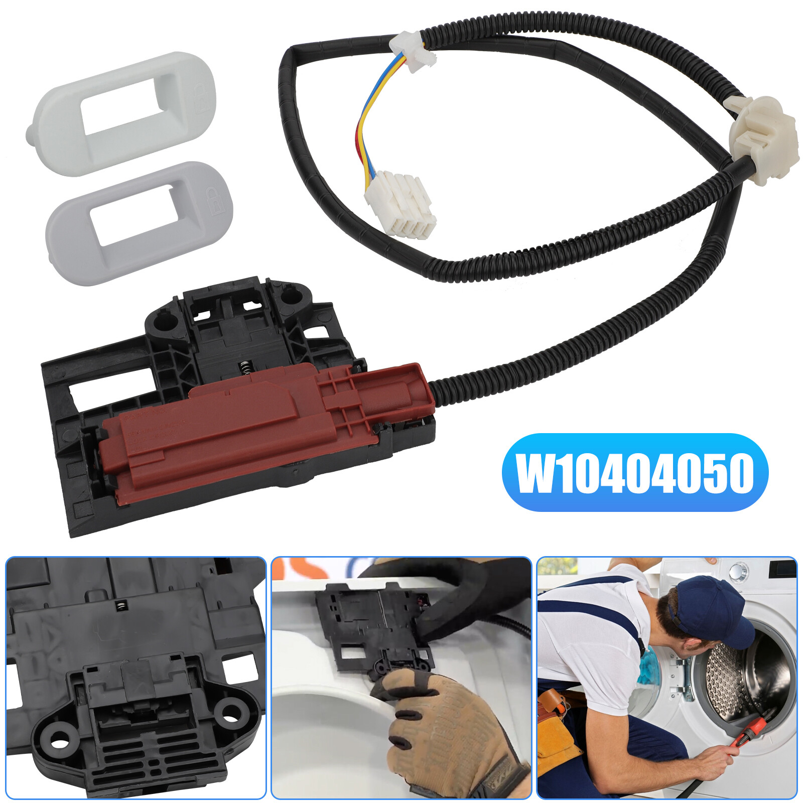 For Whirlpool Kenmore Maytag Washer W10404050 Lid Lock Latch Switch PM ...