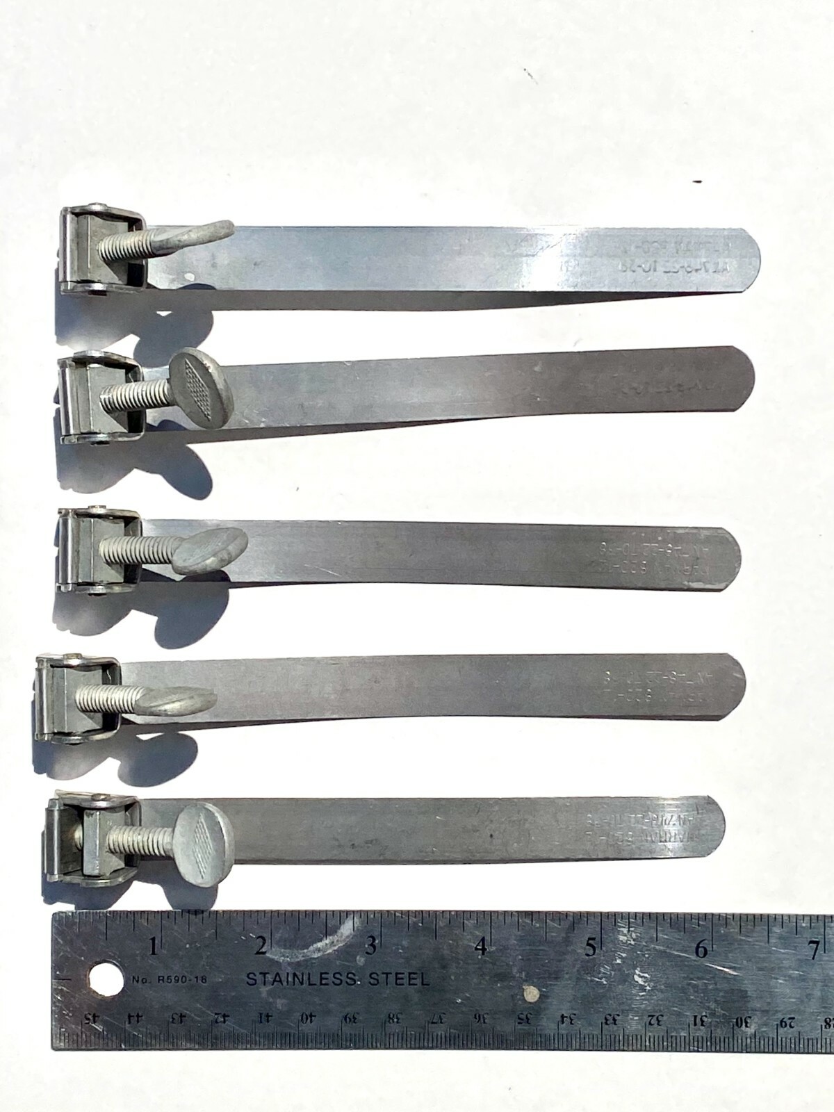 LOT OF 5 Marman 820-12 AN748-22-TO-38 BAND CLAMP AIRCRAFT STAINLESS ...