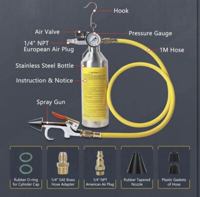 DPF Gun Diesel Cleaning Particulate Filter CAT petrol Injection tool ...