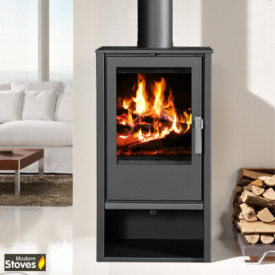 CAPRIS Wood Burning Multi Fuel Stove 8kw Log Burner | eBay UK
