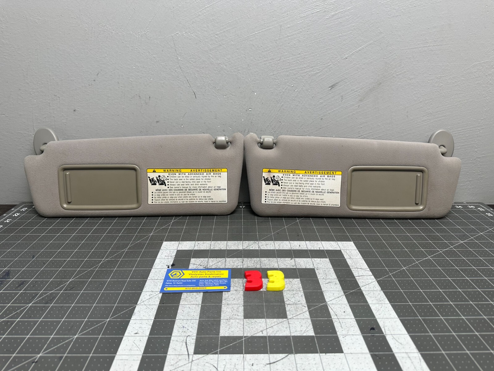 06-11 LEXUS GS - SUN VISOR SUNVISOR PAIR LEFT RIGHT OEM | eBay