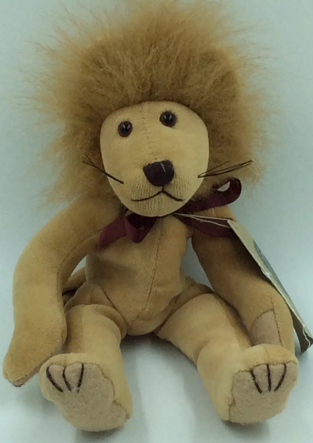 Boyds Bears Plush LION #51900 LANCE, , 10" Pre Owned With Tag Jointed ...