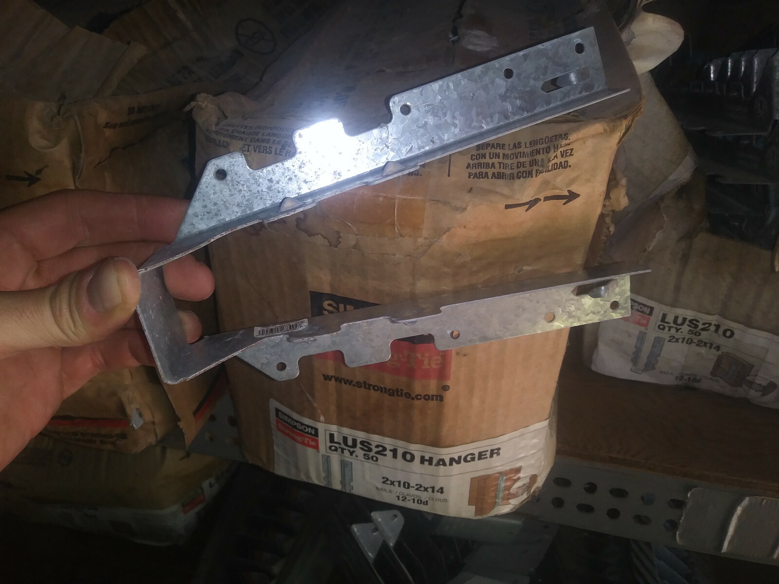 Simpson Strong-Tie Joist hangers (25) - choice of LUS210 or LUS210-2 | eBay