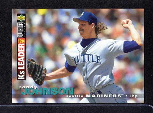 1995 Upper Deck Collectors Choice #74 Randy Johnson Seattle Mariners ...