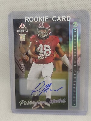 Phidarian Mathis Washington 2022 Panini Luminance RC Auto /349 #168 ...