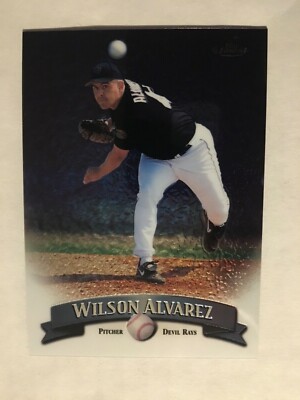 1998 Topps Finest No Protector Parallel #196 Rays Wilson Alvarez ...