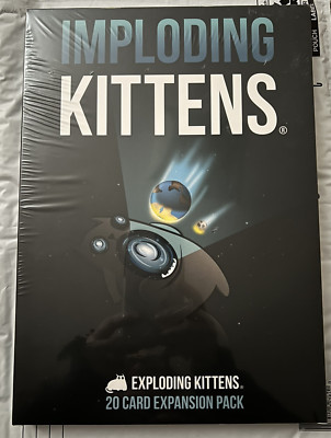 Imploding Kittens Card Game 20 Card Expansion Pack Exploding New | eBay