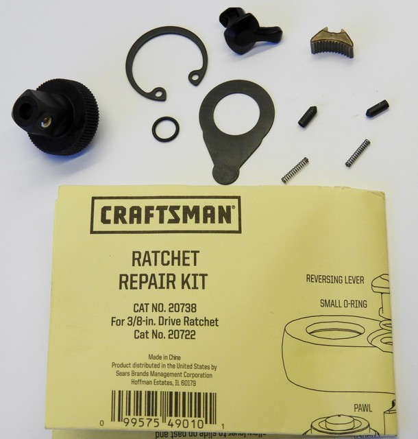 Craftsman 3/8" Ratchet Repair Kit 20738 for Ratchet 20722 for sale ...