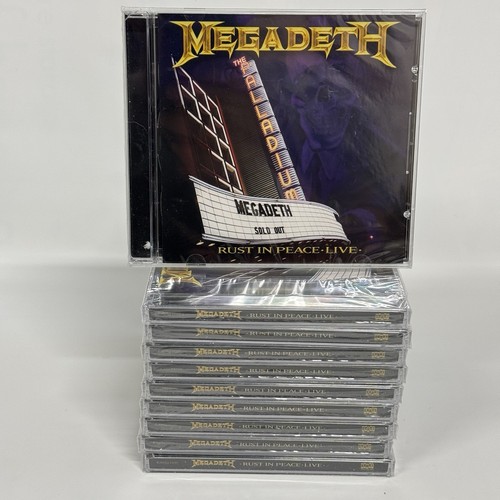 Megadeth 10 CD Lot Rust In Peace Live + Bonus Performance 16 Tracks ...